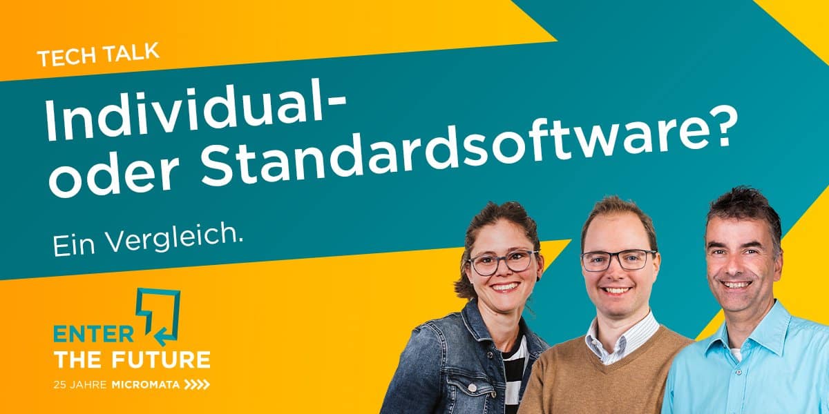 TECH TALK: Individual- oder Standard­­software? | Micromata
